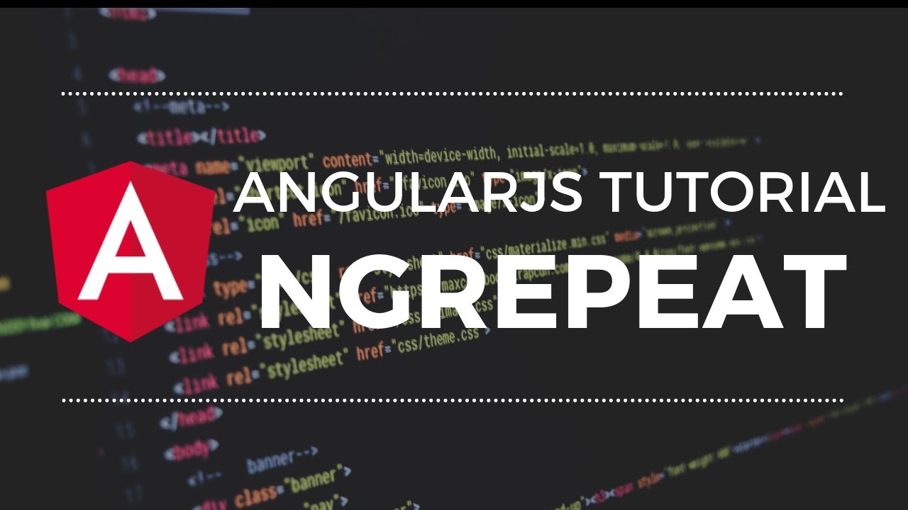 AngularJS ngRepeat Directive - AngularJS Beginner Tutorial