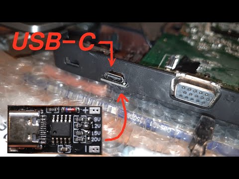 So I put a USB C charging port in my year 2011 laptop