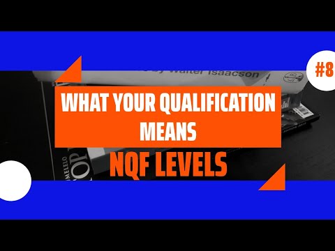 What Your Qualification Means The different NQF Levels