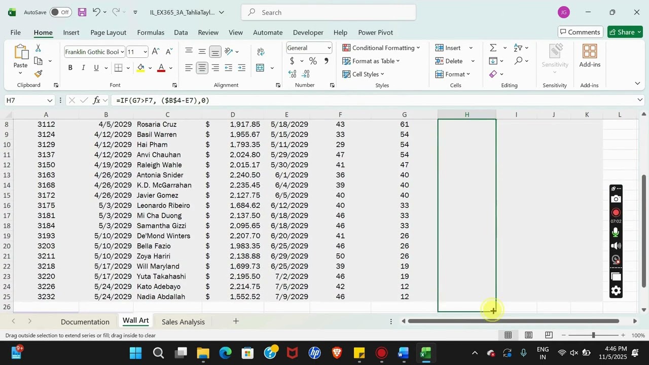 Illustrated Excel 365 | Module 3: SAM Project A Décor Online #illustrated_excel