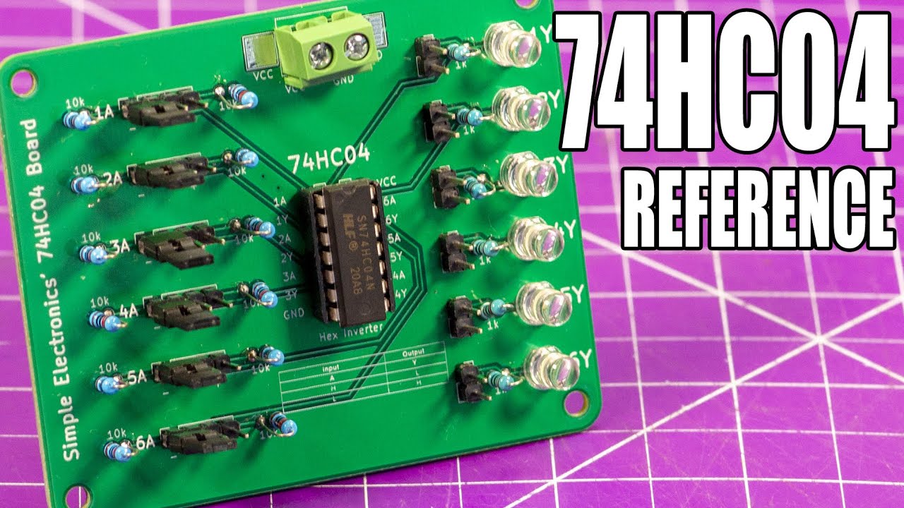 74HC04 | Hex Inverter Logic Chip | Reference Series