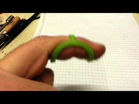 Splint for immobilising injured finger customizable V1.0 by srakovec ...