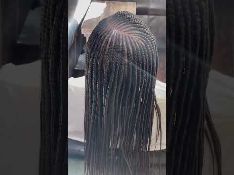3 LAYER TRIBAL BRAIDS #braid #neatbraids #houstonbraider #protectivestyle #shorts
