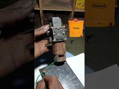 agriculture battery spray pump motor repair #shorts #agriculture #tutorial #omsaiautogarage
