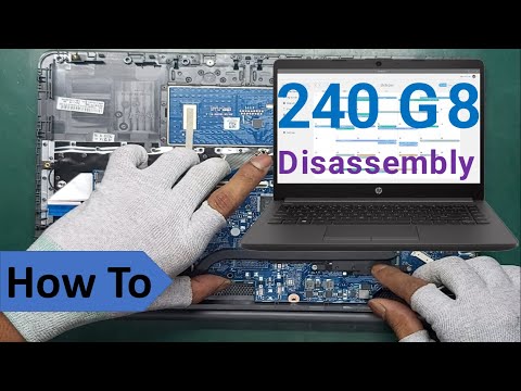 🛠️ HP 240 G8 - Disassembly All Parts - Removing & Replacing Parts HP 240 G8 Intel i7 11Gen Laptop.
