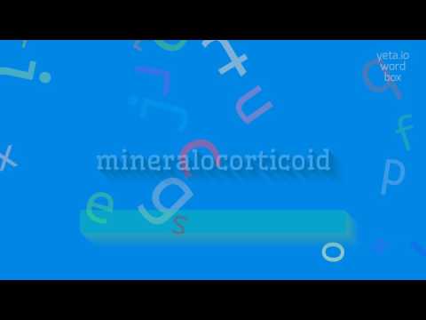 How to say "mineralocorticoid"! (High Quality Voices)