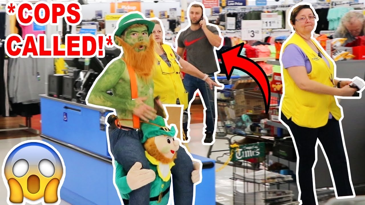 Leprechaun Goes To Walmart... *COPS CALLED*