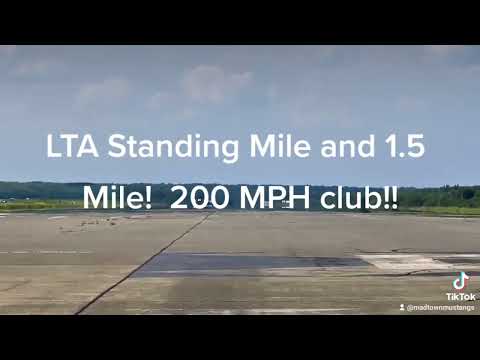 2021 GT500 1.5 mile speed run at Loring Timing Association event!