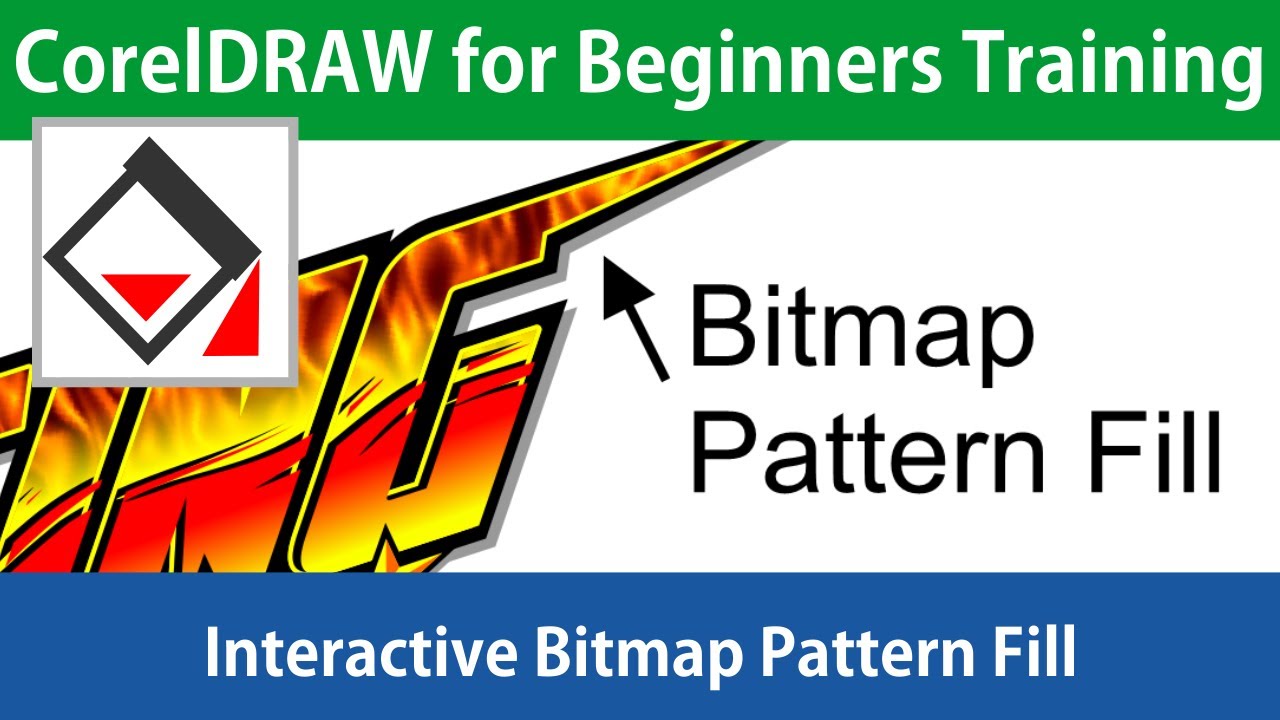 CorelDRAW for Beginnrs Tutorial the Interactive Fill Tool and Bitmap Pattern Fills
