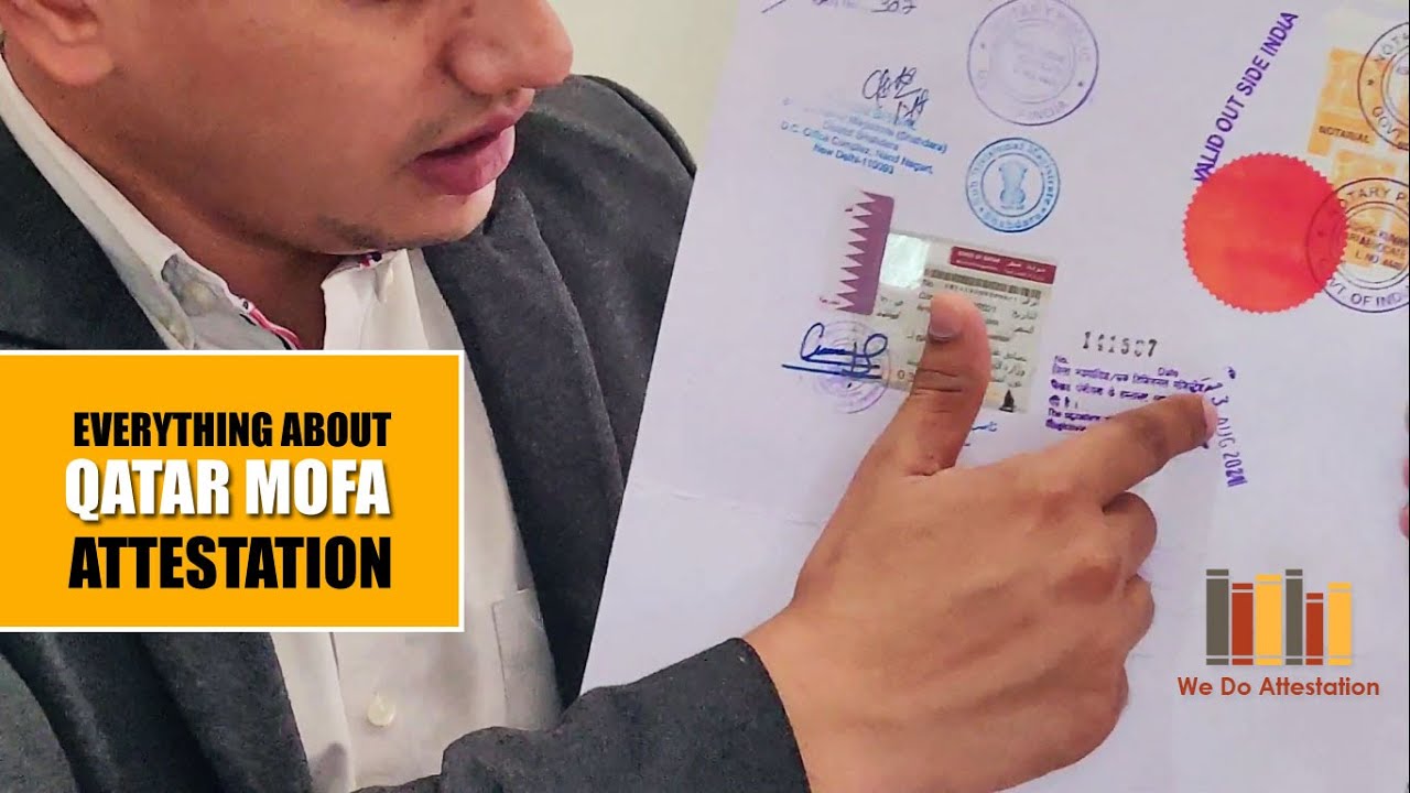 How To Get Qatar MOFA Attestation? | We Do Attestation
