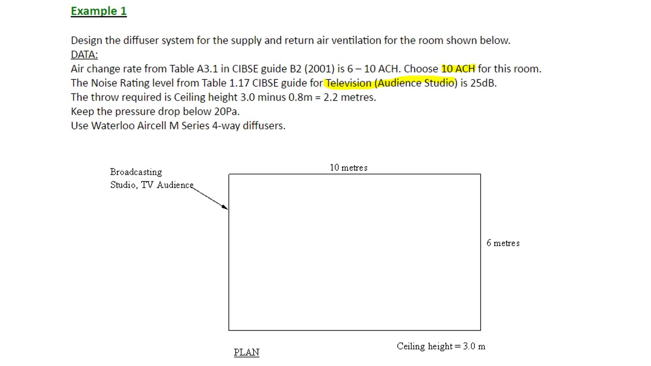 Lecture 10 DIFFUSER SIZING