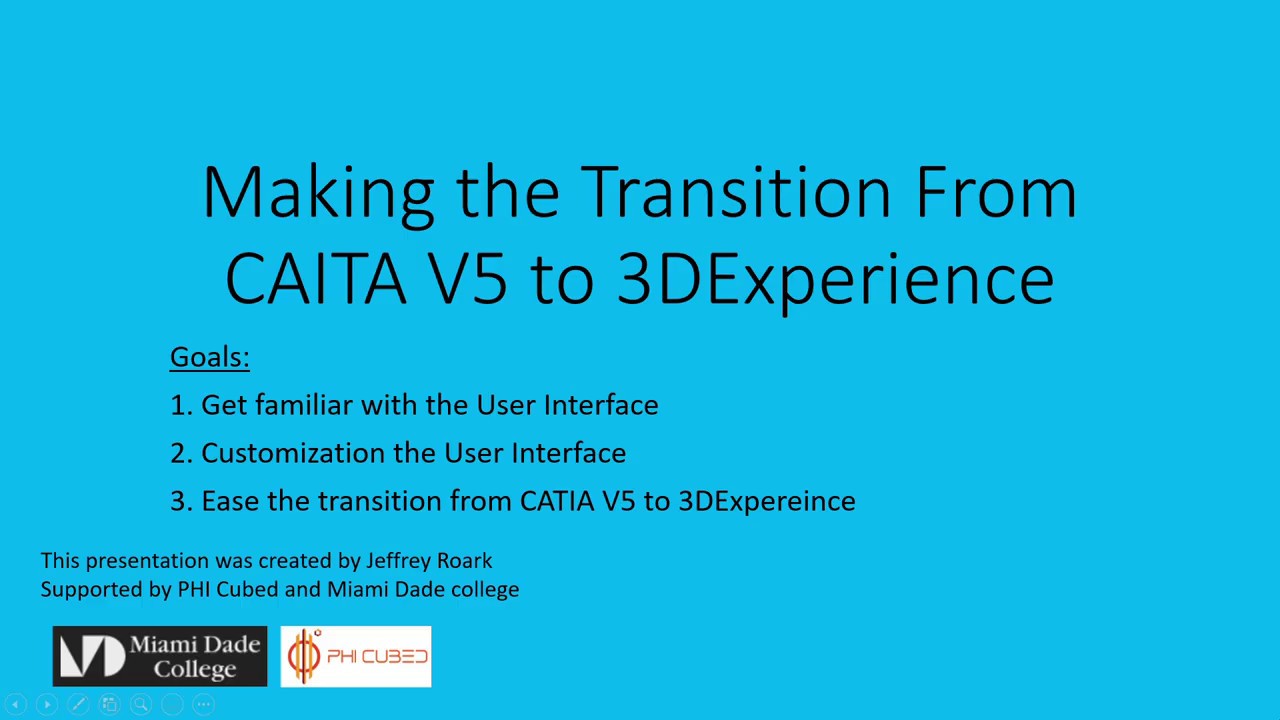 User Interface 3DExperience for beginners and CATIA V5 Users