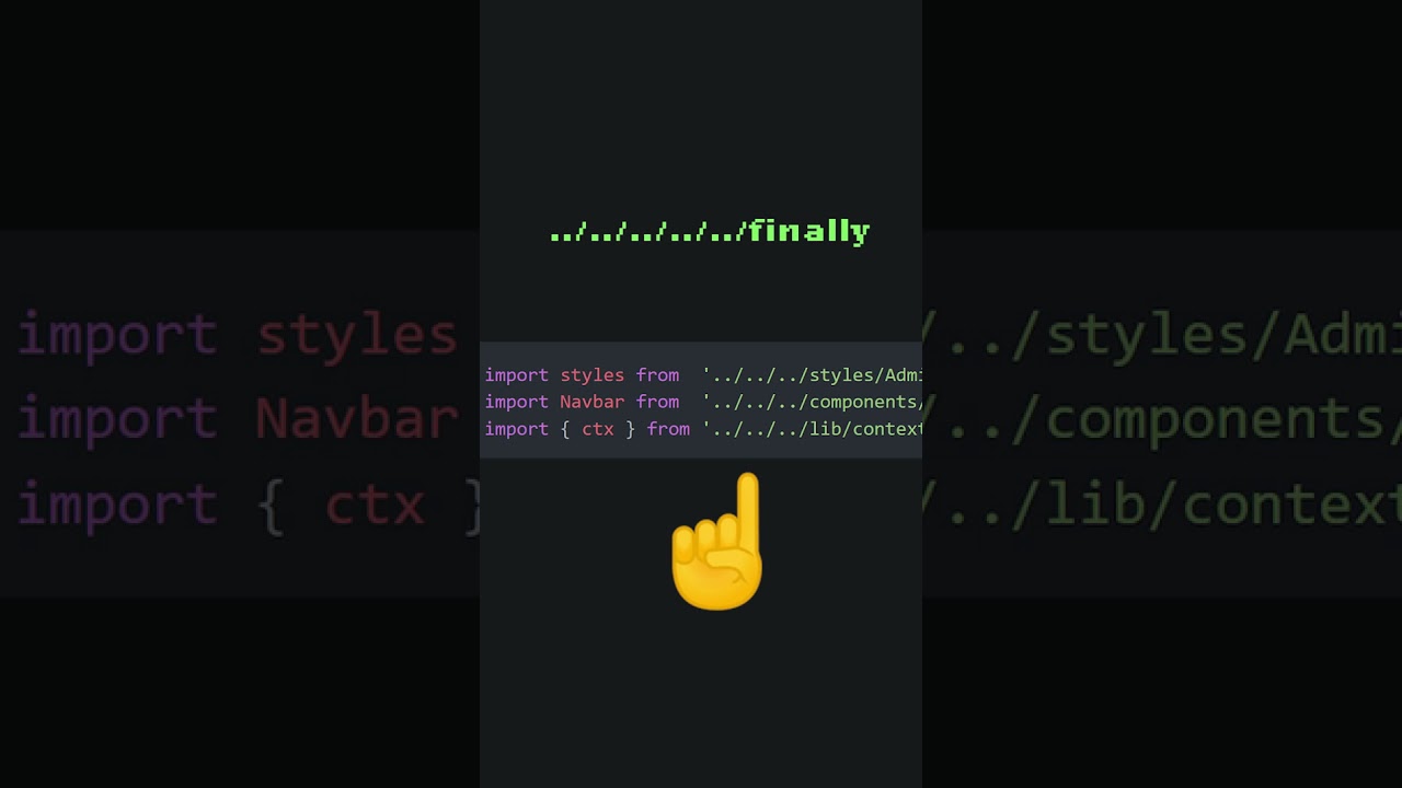 VS Code Path Trick w/ JavaScript #Shorts