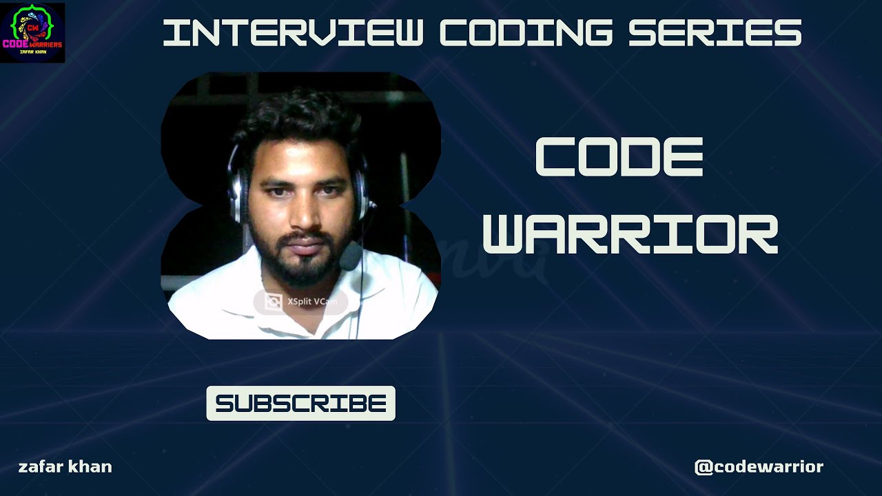 Demo Interview Java Programming Series |Interview Programming Series |Java Coding Series|