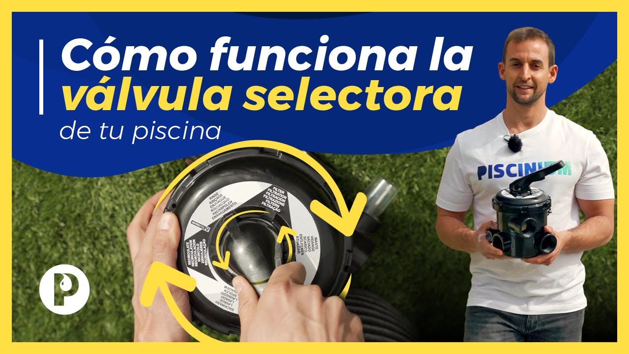 Cómo funciona ✅  la VÁLVULA SELECTORA de tu PISCINA💦  (selector de 6 vías)