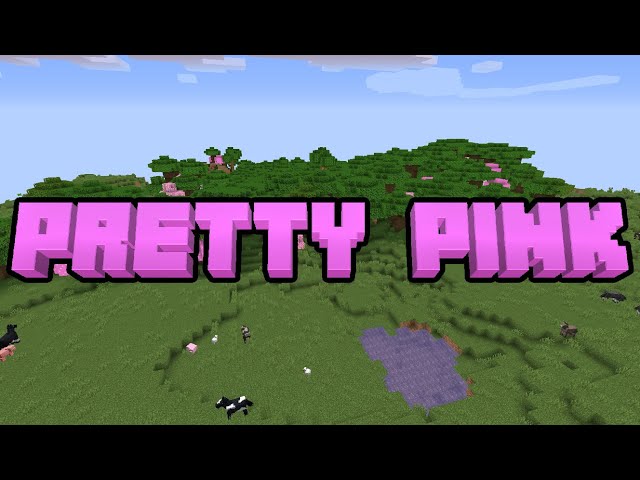 Pretty Pink Minecraft Texture Pack