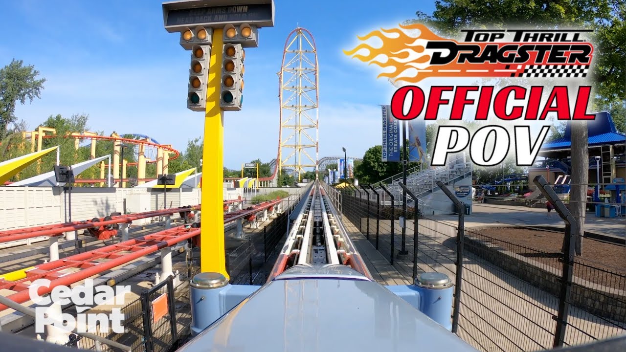 Top Thrill Dragster Official POV - Cedar Point, Sandusky Ohio!
