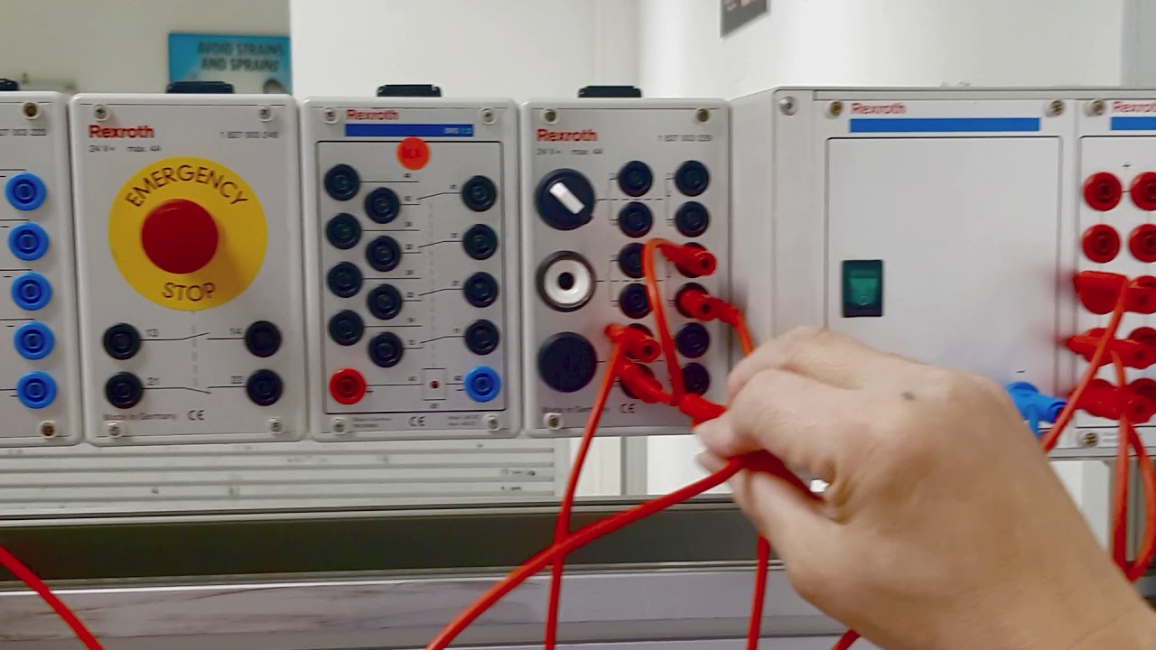 How to Connect a Basic Electro-Pneumatic Control Circuit