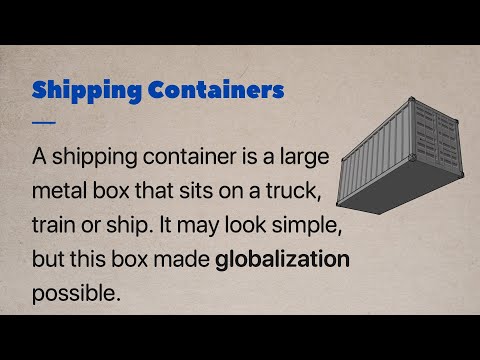 Learn English through Story - The history of the shipping container