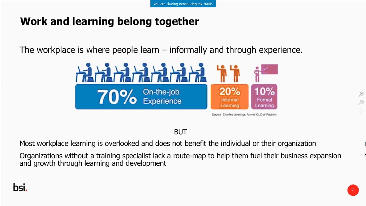Webinar PD 76006 – Learning and Development