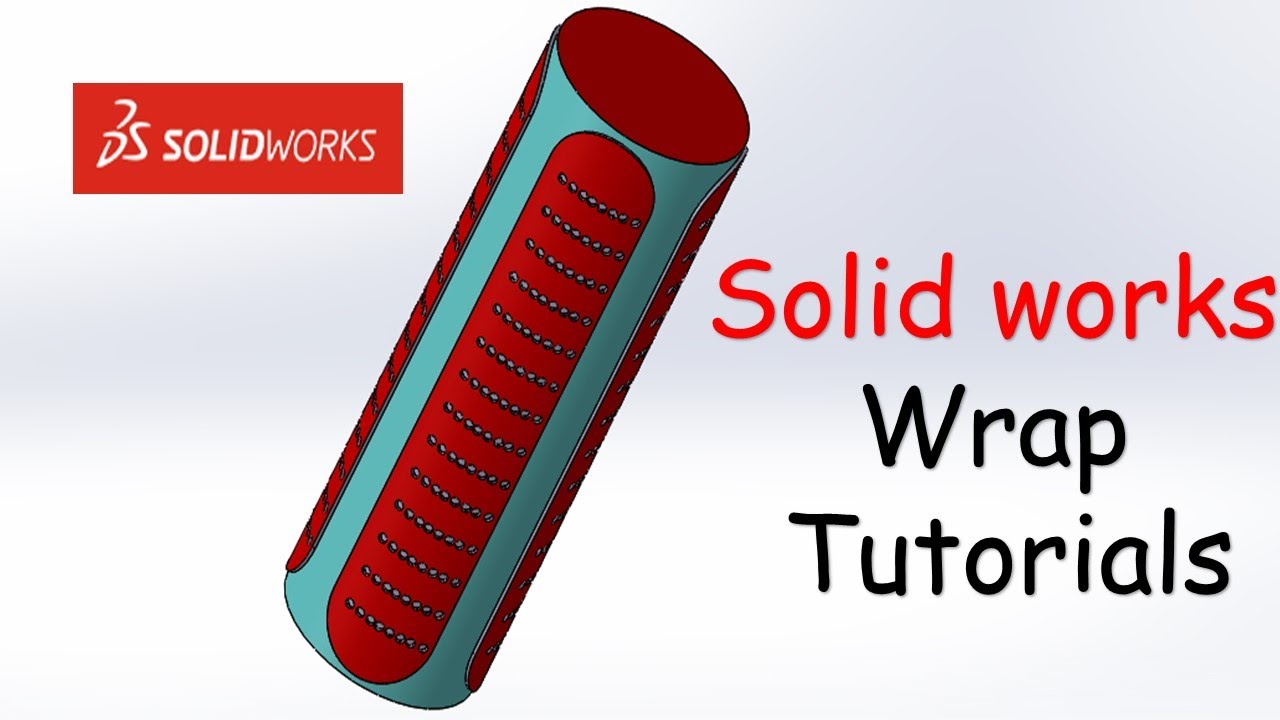 How to Design a Handle using Solidworks Wrap Tool-Solidworks tutorials