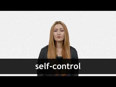 SELF-CONTROL definition and meaning | Collins English Dictionary