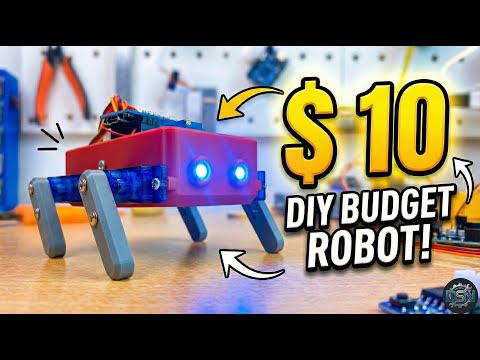 🗺️ World Simplest QuadRuped Robot・ STL File for 3D printing・Cults