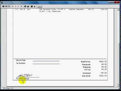How to Sign a Purchase Order in OrderGen