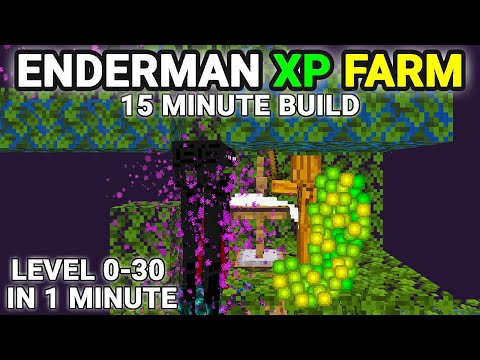 Effortless Enderman XP Farm 1.20, 1.21+