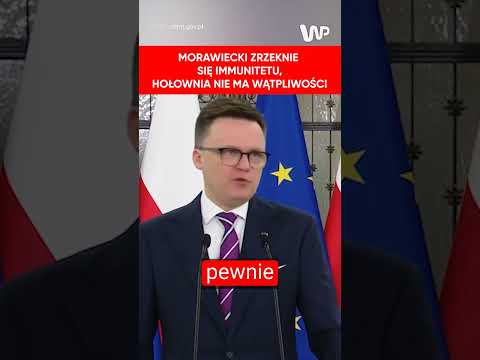 Hołownia o immunitecie Morawickiego: On to zrobi