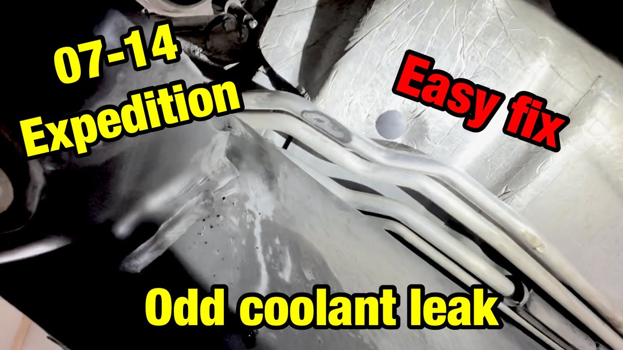 07-14 Expedition rear heat coolant leak