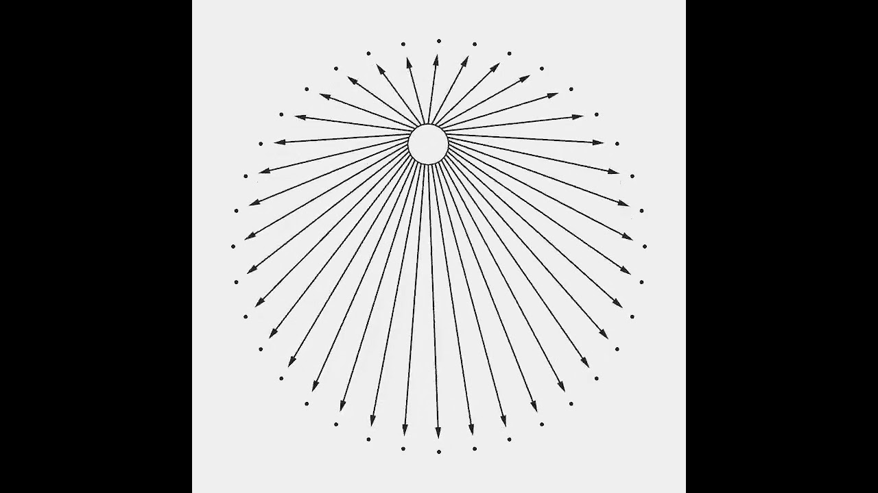 Arrow from circle. #openframeworks #programming #creativecoding