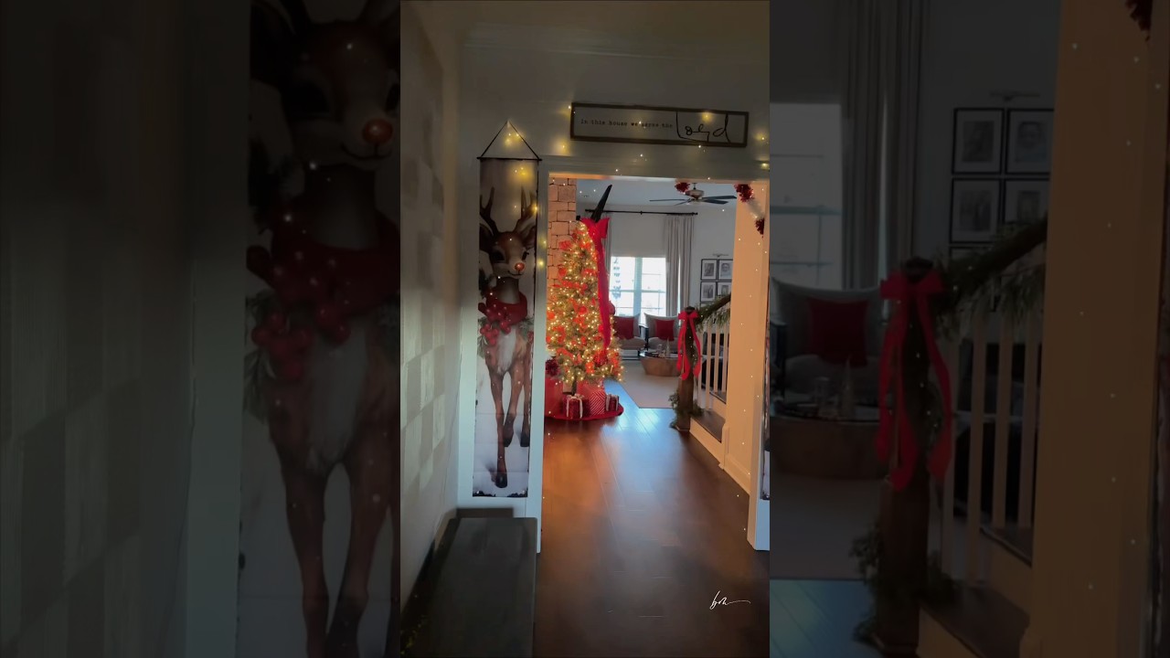 See My Cozy Red Bow Christmas Decor 🎀 | Elegant Holiday Inspiration