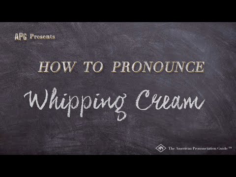 How to Pronounce Whipping Cream (Real Life Examples!)