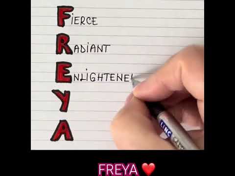 Meaning of the name FREYA #meaning #name #freya