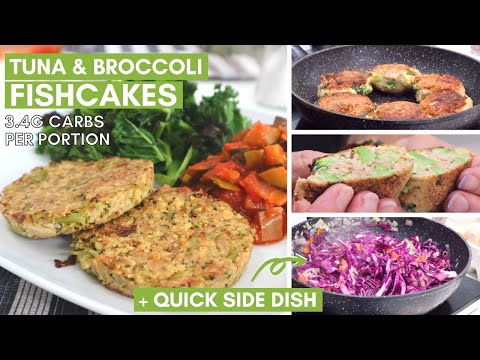 Low Carb Fishcakes: Bake or Fry! (+ a quick side dish)
