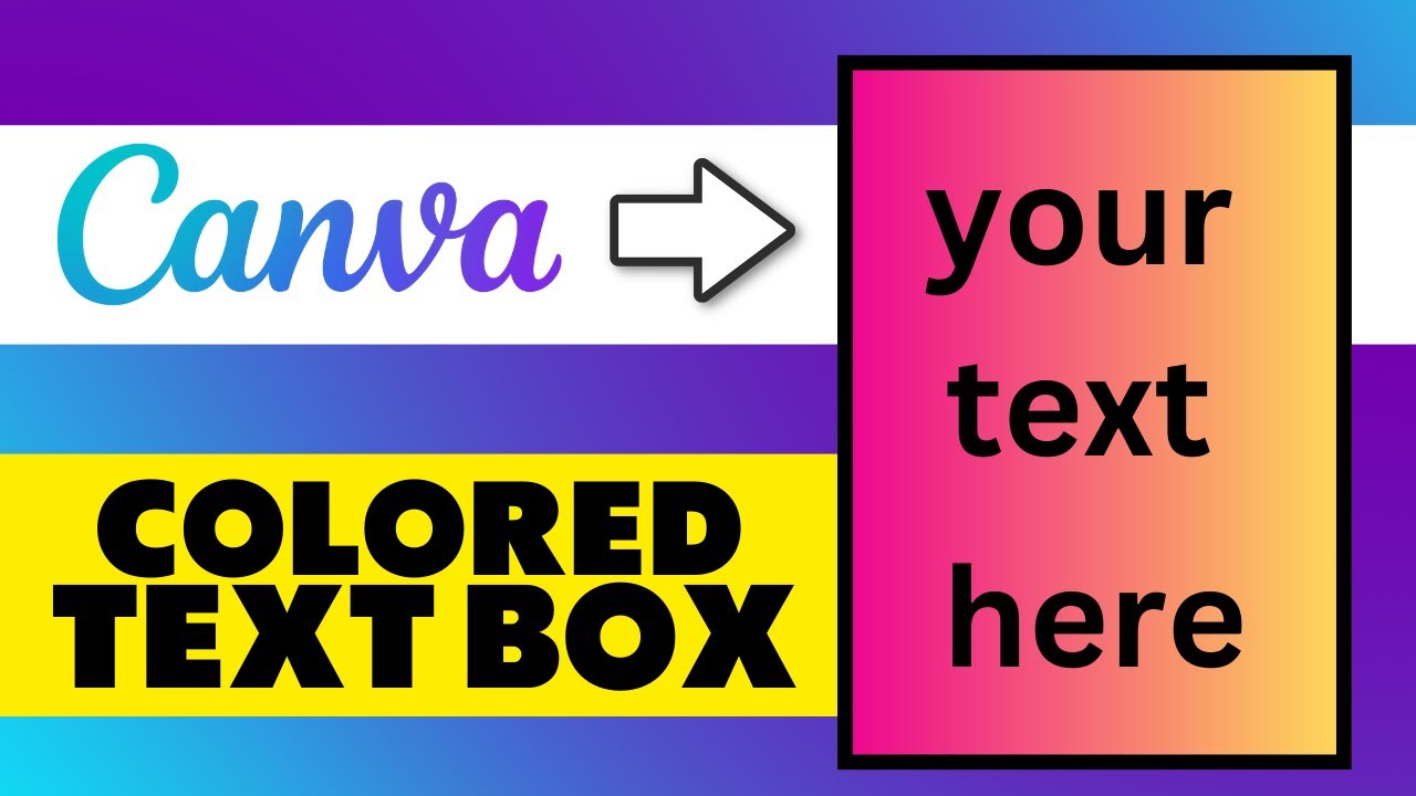 How to Add a Colored Text Box in Canva