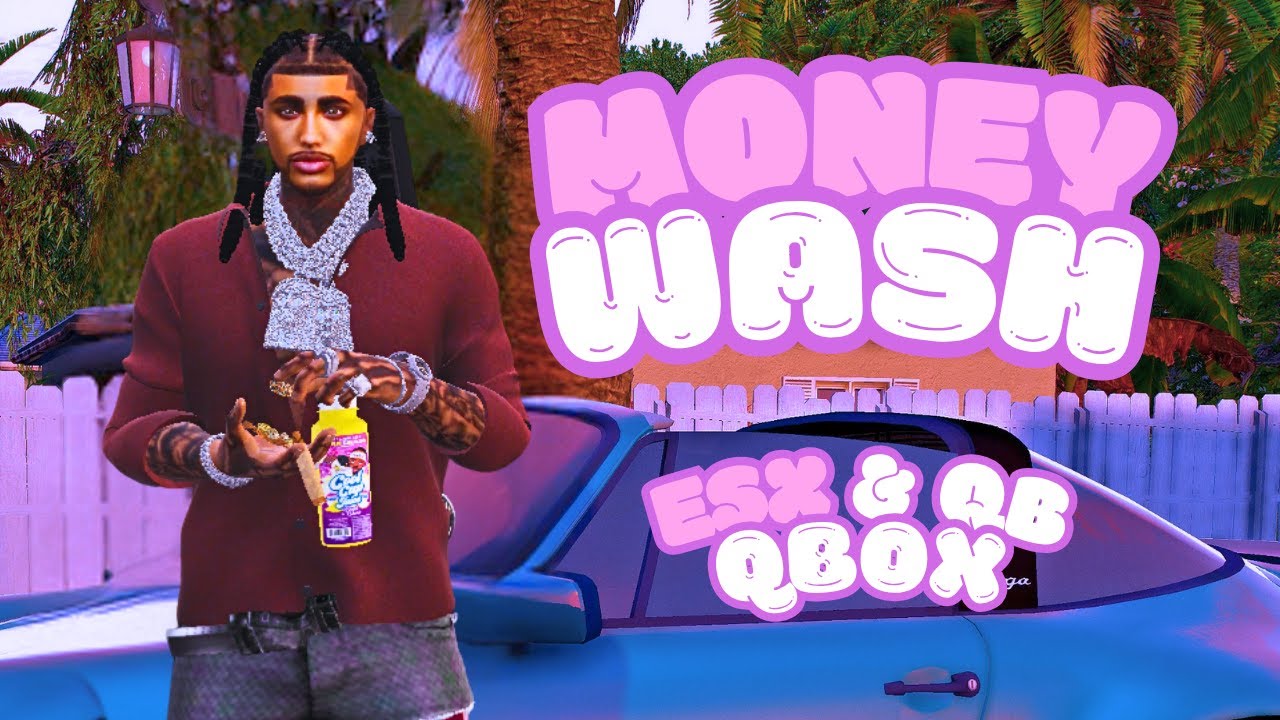 FiveM Money Wash Script (ESX/QBCore/QBox) – player owned economy