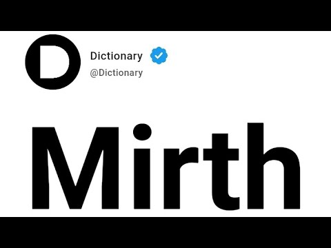 Mirth Meaning In English