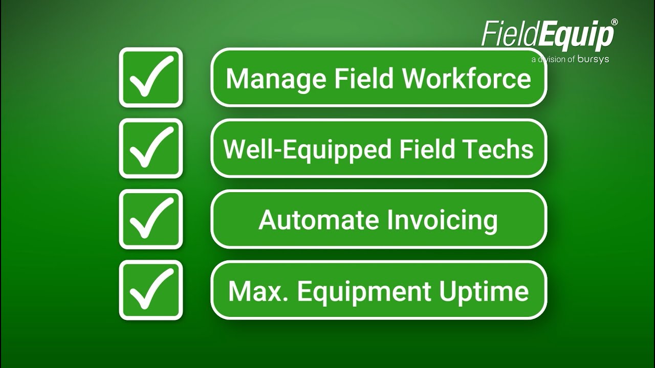 Field Service Management Software - FieldEquip