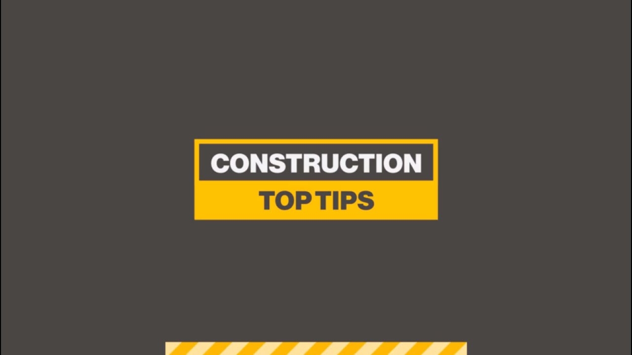 Construction Top Tips - Electrical Safety Tip 4