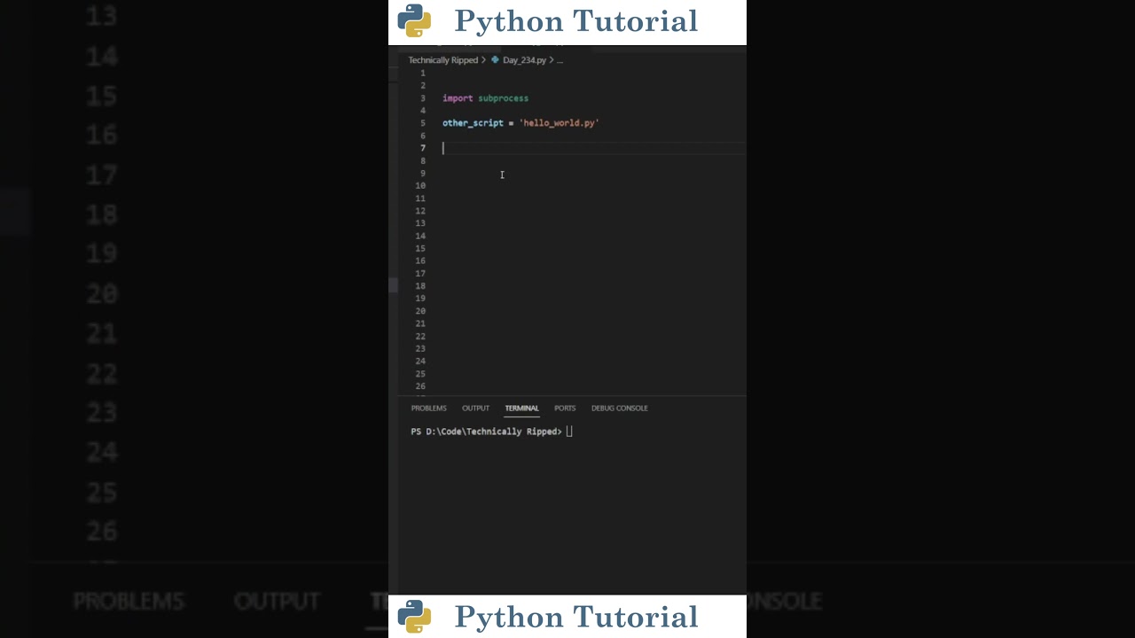Executing Shell Commands With Python | Python Tutorial
