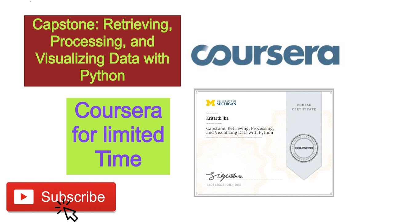 Capstone: Retrieving, Processing, and Visualizing Data with Python 100% Marks Coursera Answers