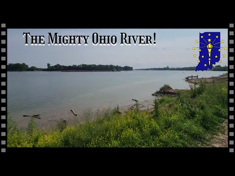 5/27/23 The Mighty Ohio River in Historic Mt.Vernon IN. #ohioriverhistory #nature #history