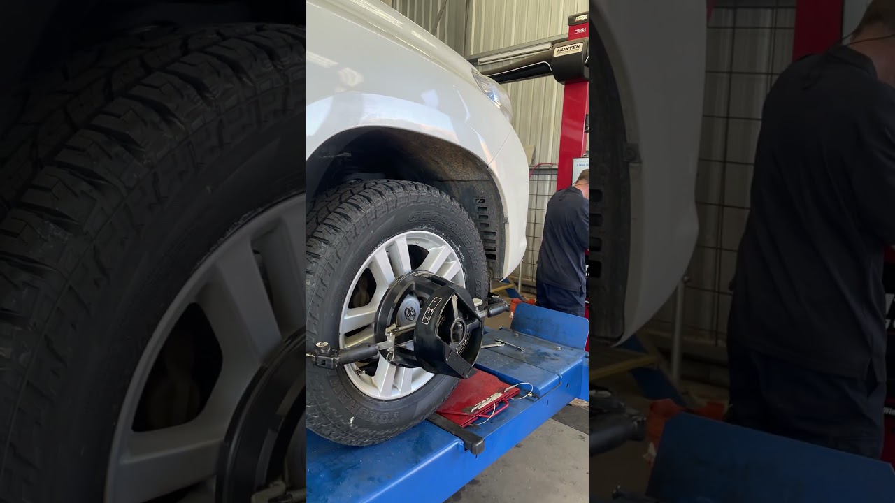 Ready for Wheel alignment with Yokohama Geolandar tyres #shorts #australia #westernaustralia #perth