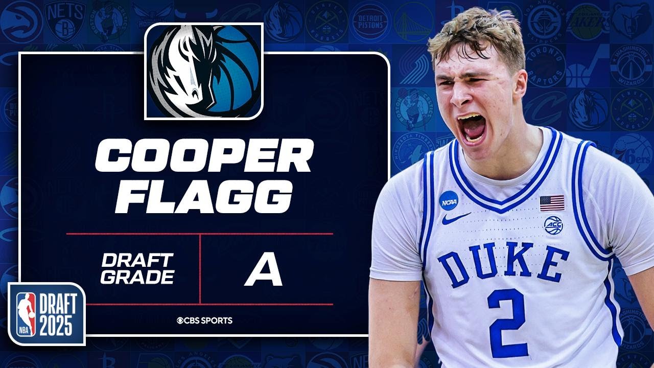 Cooper Flagg selected No. 1 overall by Mavericks | 2025 NBA Draft Grades & Instant Reaction