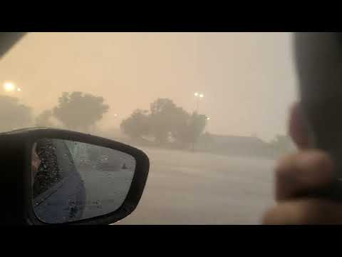 Potential microburst! Salisbury Maryland severe warned storm 06/26/2024 50-60mph winds
