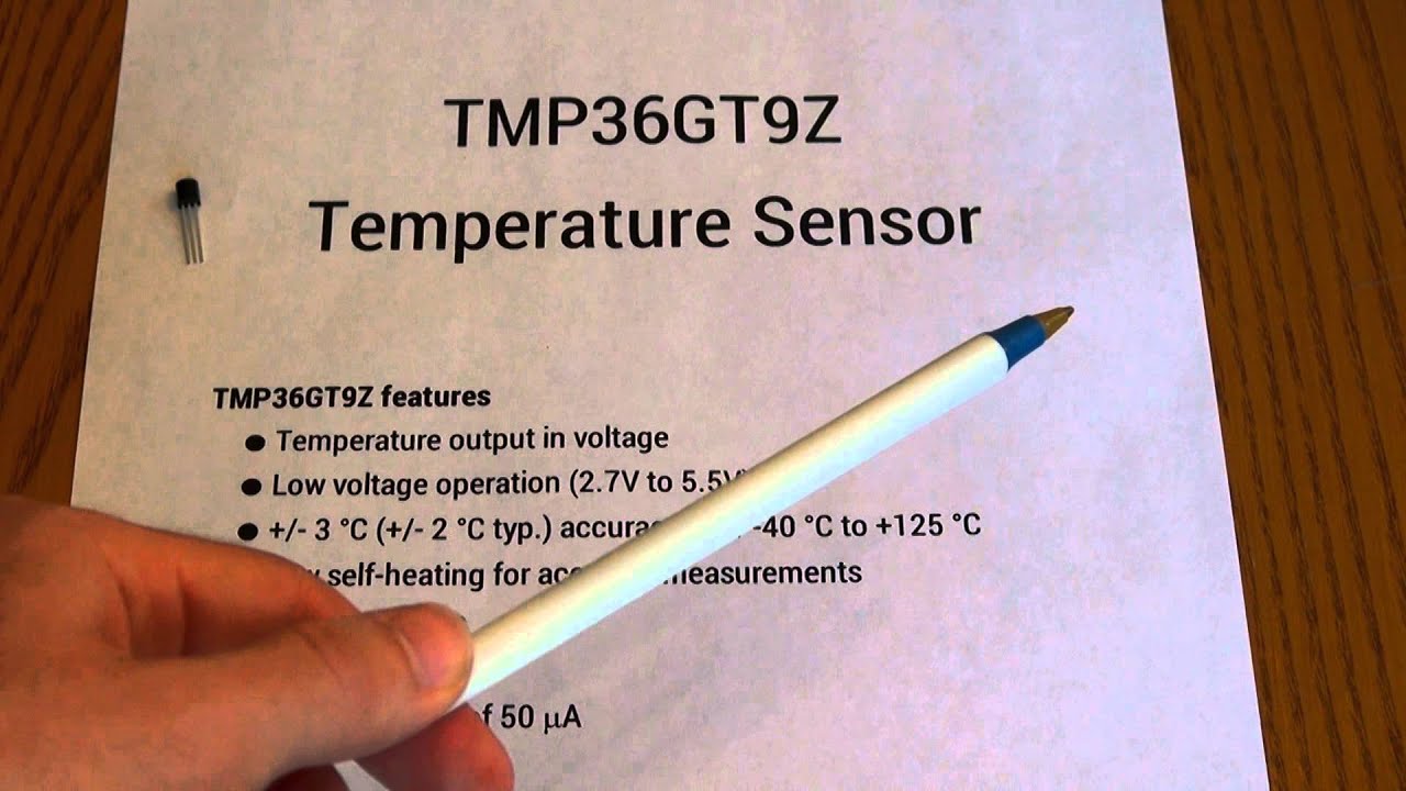TMP36 Temperature Sensor for Raspberry Pi and Arduino