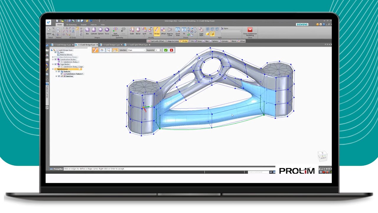 How Can Solid Edge Subdivision Modeling Enhance Your Workflow? - Tutorial - PROLIM Webinar