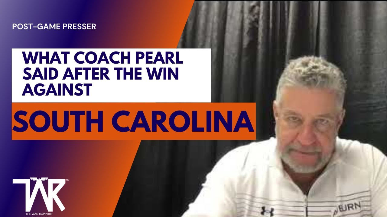 Auburn Basketball: Coach Bruce Pearl talks about the Tiger's route of South Carolina